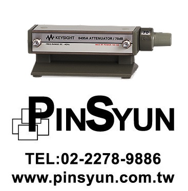8495A 手動步進衰減器4 GHz, 70 dB, 10 dB steps- 品勛科技(Keysight/安捷倫經銷商)